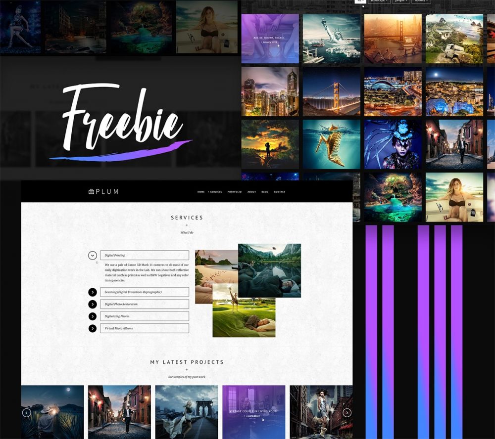 Personal Portfolio Website Templates – Download PSD