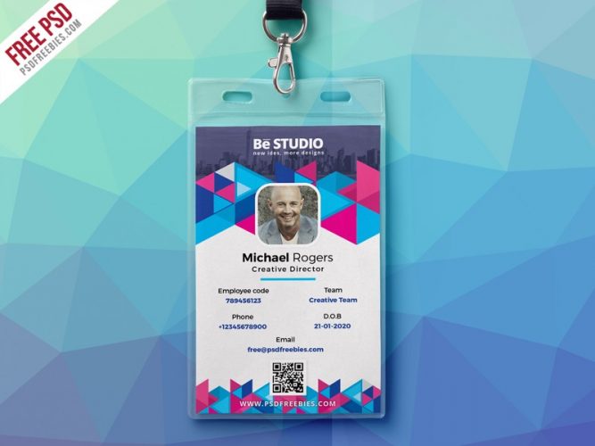 Creative Office ID Card Free PSD – Download PSD