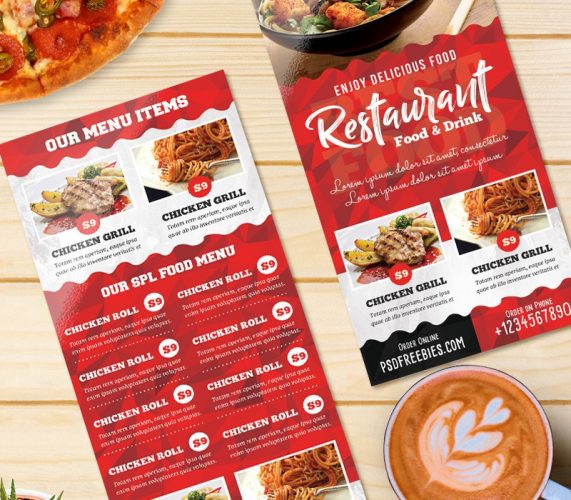 Restaurant Food Menu Card Template PSD – Download PSD