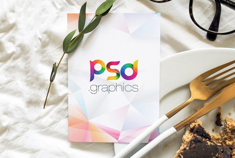 Restaurant Menu Card Mockup PSD – Download PSD