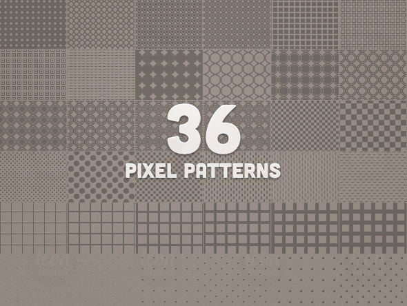 36-Pixel-Patterns-psd – Download PSD