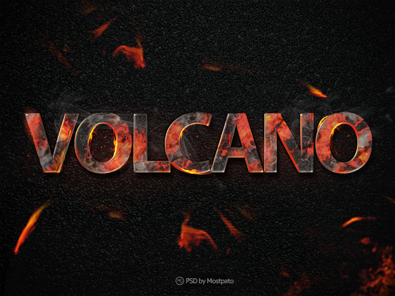 Hote Fiery Text Effect PSD Freebie – Download PSD