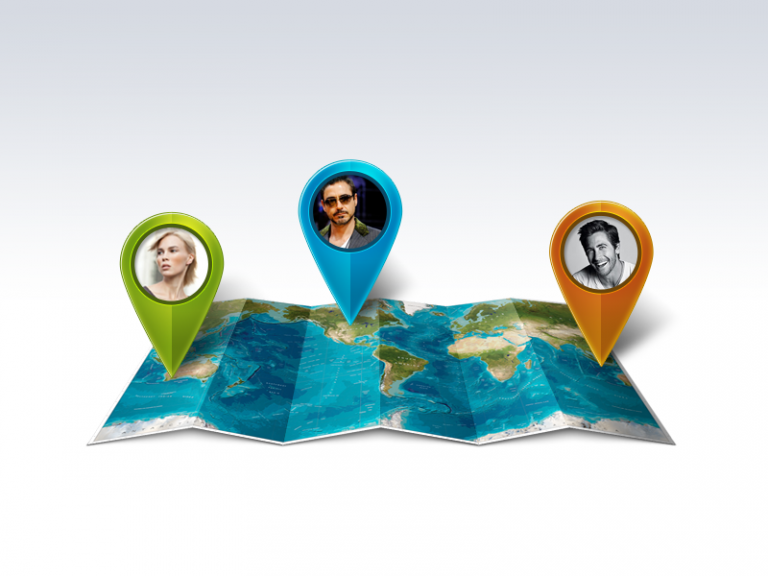 Colorful and Creative Map Pointers PSD – Download PSD