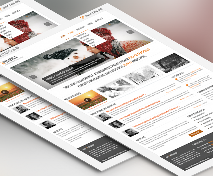 WordPress-Business-Blog-Website-Template-PSD – Download PSD