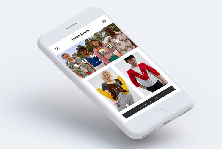 eCommerce App Home Screen Free PSD – Download PSD