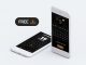 Dark Calendar App UI Free PSD – Download PSD