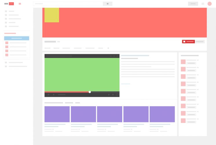 Youtube Channel Template Mockup Free PSD – Download PSD